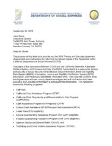 11-1_2019 0905 2019 CDSS CalSAWS PSA Cover Letter Signed – The home of ...