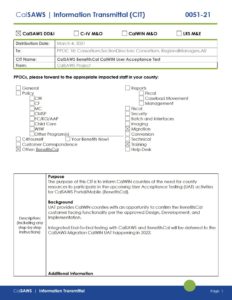 CIT 0051-21 CalSAWS_BenefitsCal CalWIN User Acceptance_Redacted – The ...