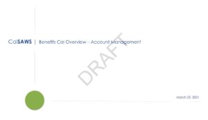 BenefitsCal Overview- Account Management – The home of CalSAWS