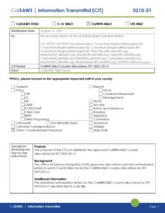 CIT 0210-21 CalWIN MO County Allocations SFY 2021-22 v1_Redacted – The ...