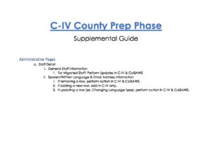 CIT 0258-21 County Prep Supplemental Guide – The home of CalSAWS