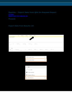 CIT 0306-21 JA Reports – Export Data from Qlik On-Request Report – The ...