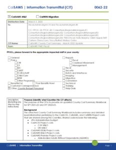 CIT 0062-22 CalSAWS County Cost Summary March 2022 Update_Redacted ...