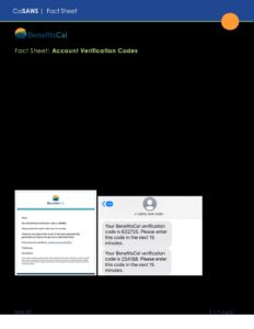 CIT 0150-22 BenefitsCal_FactSheet_Verification_Codes – The home of CalSAWS