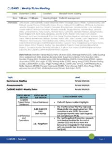 00_CalSAWS Weekly Status Meeting Agenda 20221207 – The home of CalSAWS