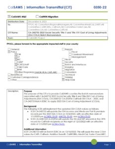 CIT 0350-22 CA-242753 2023 SSA Title II and Title XVI COLA Batch ...