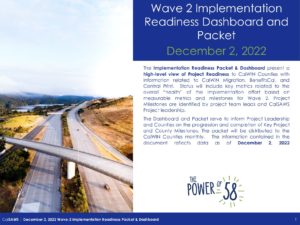 CIT 0357-22 Wave 2 Implementation Readiness Dashboard 12022022 – The ...