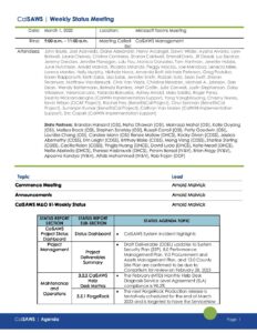 00_CalSAWS Weekly Status Meeting Agenda 03012023 – The home of CalSAWS