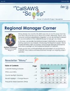 CIT 0067-23 The CalSAWS Scoop Wave 5 CalSAWS Newsletter #2_Fresno – The ...