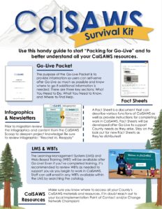 CIT 0147-23 CalSAWS Infographic – Packing For Go-Live – The home of CalSAWS