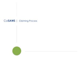 CIT 0211-23 CalSAWS County Claiming Process – The home of CalSAWS