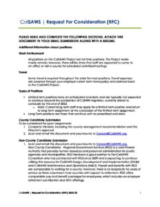 CalSAWS Request For Consideration – The home of CalSAWS