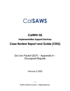 CIT 0290-23 CalWIN ISS_GLP_Appendix A_DiscrepantCaseReports – The home ...