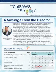 CIT 0342-23 CalSAWS Scoop Wave 6.4 – The home of CalSAWS