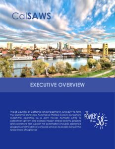 CIT 0012-24 Executive Overview of CalSAWS – The home of CalSAWS