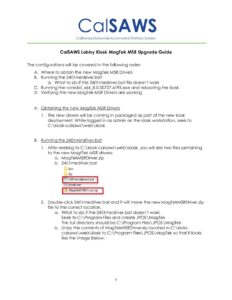 CIT 0010-24 CalSAWS Lobby Kiosk MagTek MSR Upgrade Guide_Redacted – The ...