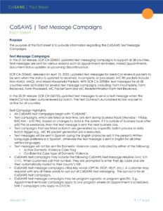 CIT 0013-24 CalSAWS Fact Sheet – Text Message Campaigns – The home of ...