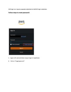 CIT 0044-24 AWS SSO Login Procedure Updates_Redacted – The home of CalSAWS