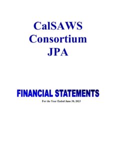CIT 0050-24 CalSAWS FY 2022-23 Financial Statements – The home of CalSAWS