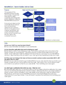 BenefitsCal_Quick Guide_LinkToCase – The home of CalSAWS