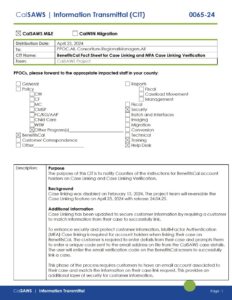 CIT 0065-24 BenefitsCal Fact Sheet for Case Linking and MFA Case ...