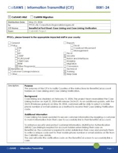 CIT 0081-24 BenefitsCal Fact Sheet for Case Linking and Case Linking ...