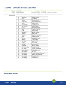 CalWORKS_CalFresh Meeting Agenda – The home of CalSAWS