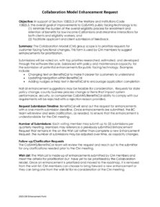 CIT 0125-24 Collaboration Model – Enhancement Request Form – The home ...