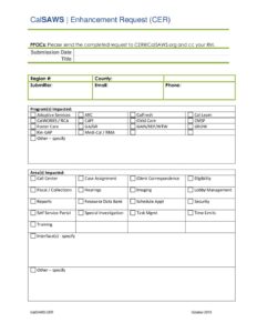 CalSAWS Enhancement Request Form – The home of CalSAWS