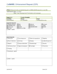 CER CA-277542 – Task Reassignment Prioritization – Language – The home ...