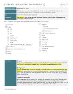 CIT 0176-24 CA-257071 – 2025 SSA Title II and Title XVI COLA Batch ...