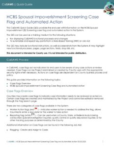 CIT 0030-24 CalSAWS Quick Guide – HCBS Spousal Impoverishment Screening ...