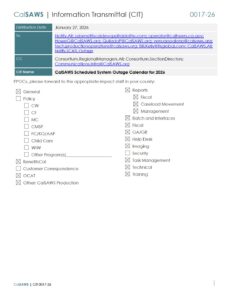 CIT 0017-26 CalSAWS Scheduled System Outage Calendar – 2026_Redacted ...